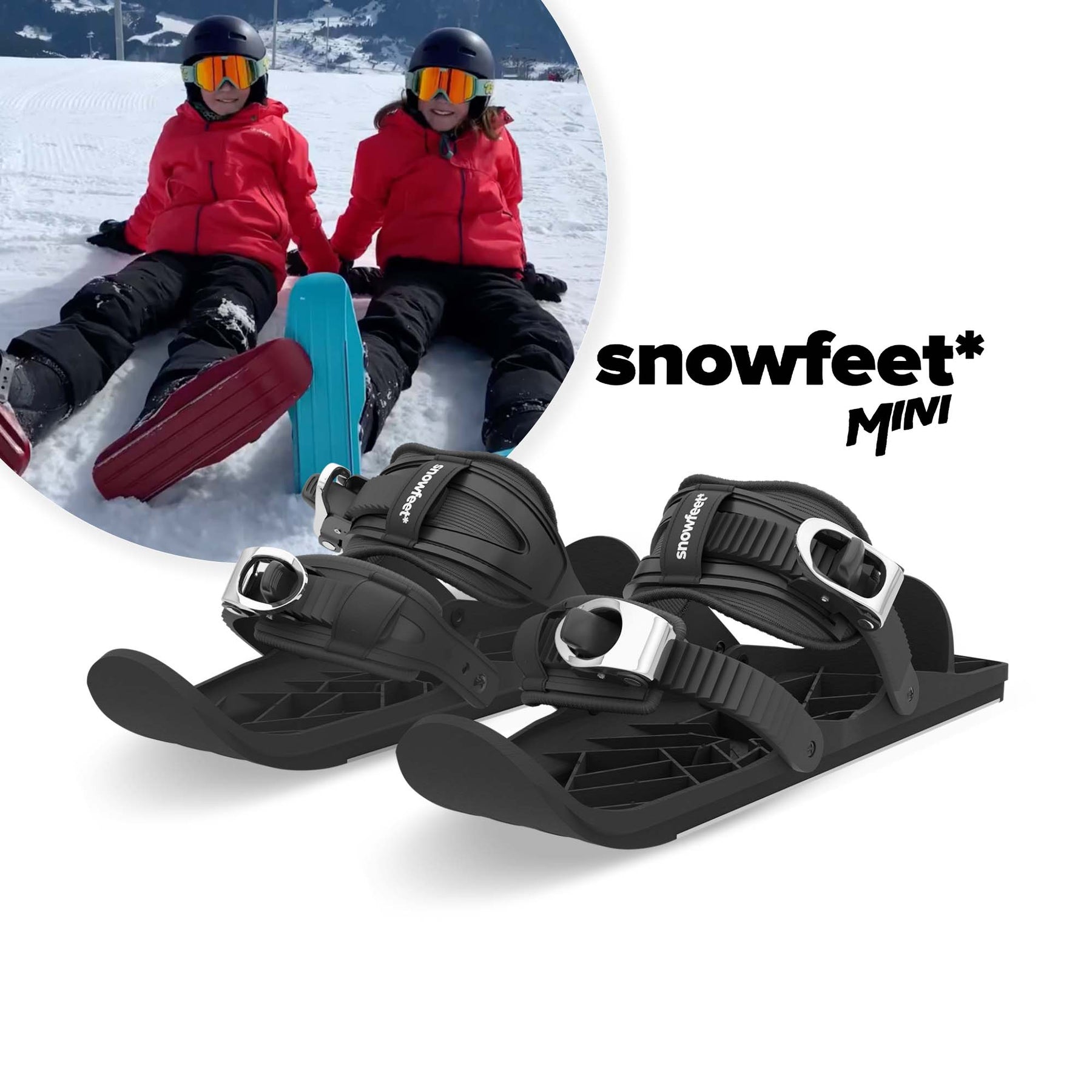 Snowfeet MINI Kids | 10-6 US | 27-38 EU Size | Skiskates.com